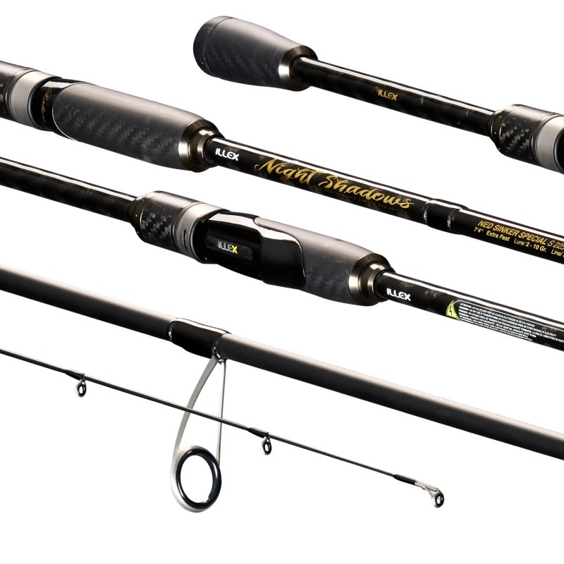 Canne Spinning Illex Night Shadows S 2252 ML Ned Sinker - Sensibilité ...